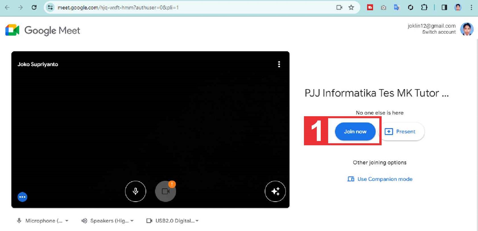 Penggunaan Google Meet Pada Perkuliahan Sinkronus - Universitas Siber ...